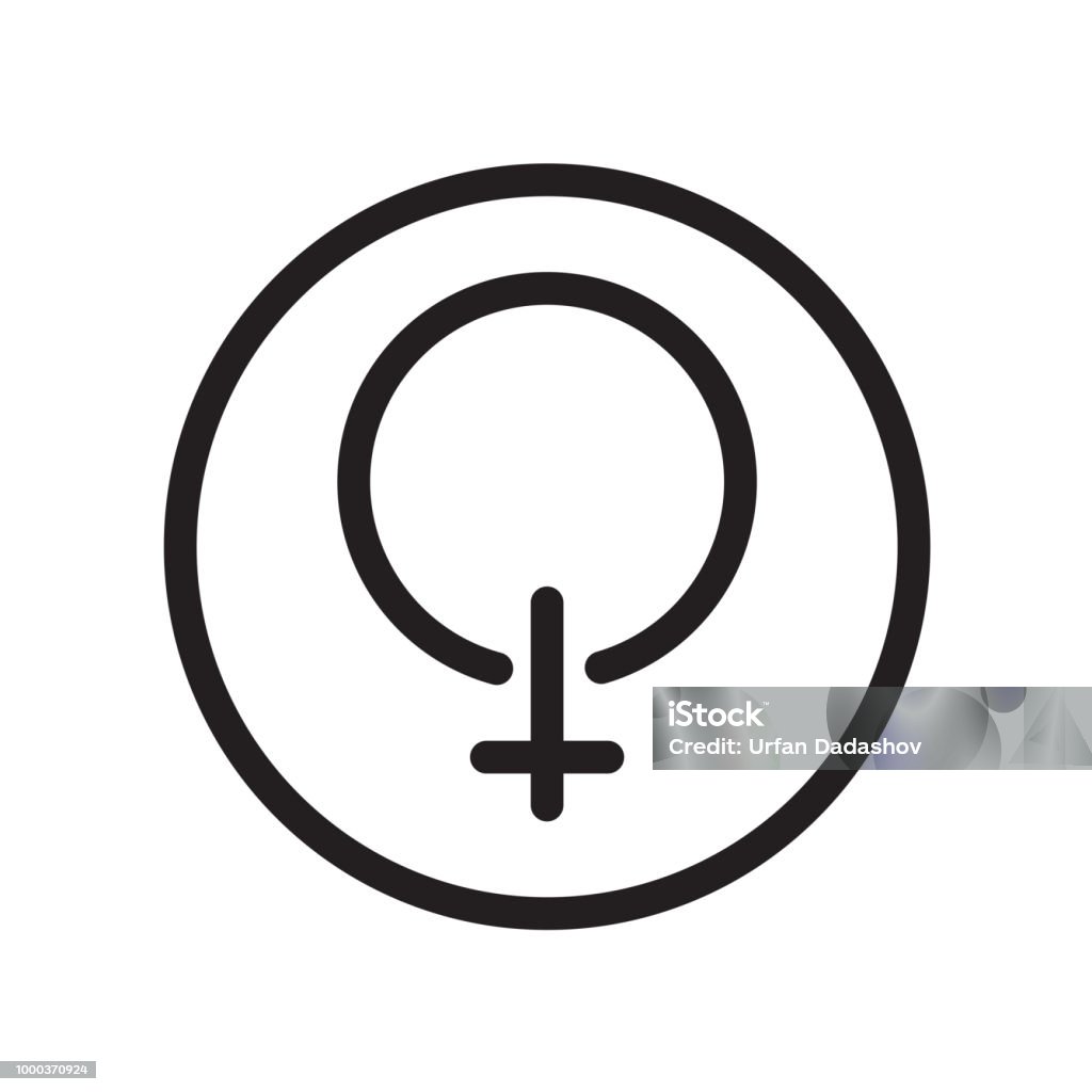 Ilustración De Icono De Venus Aislado Sobre Fondo Blanco Y Más Vectores