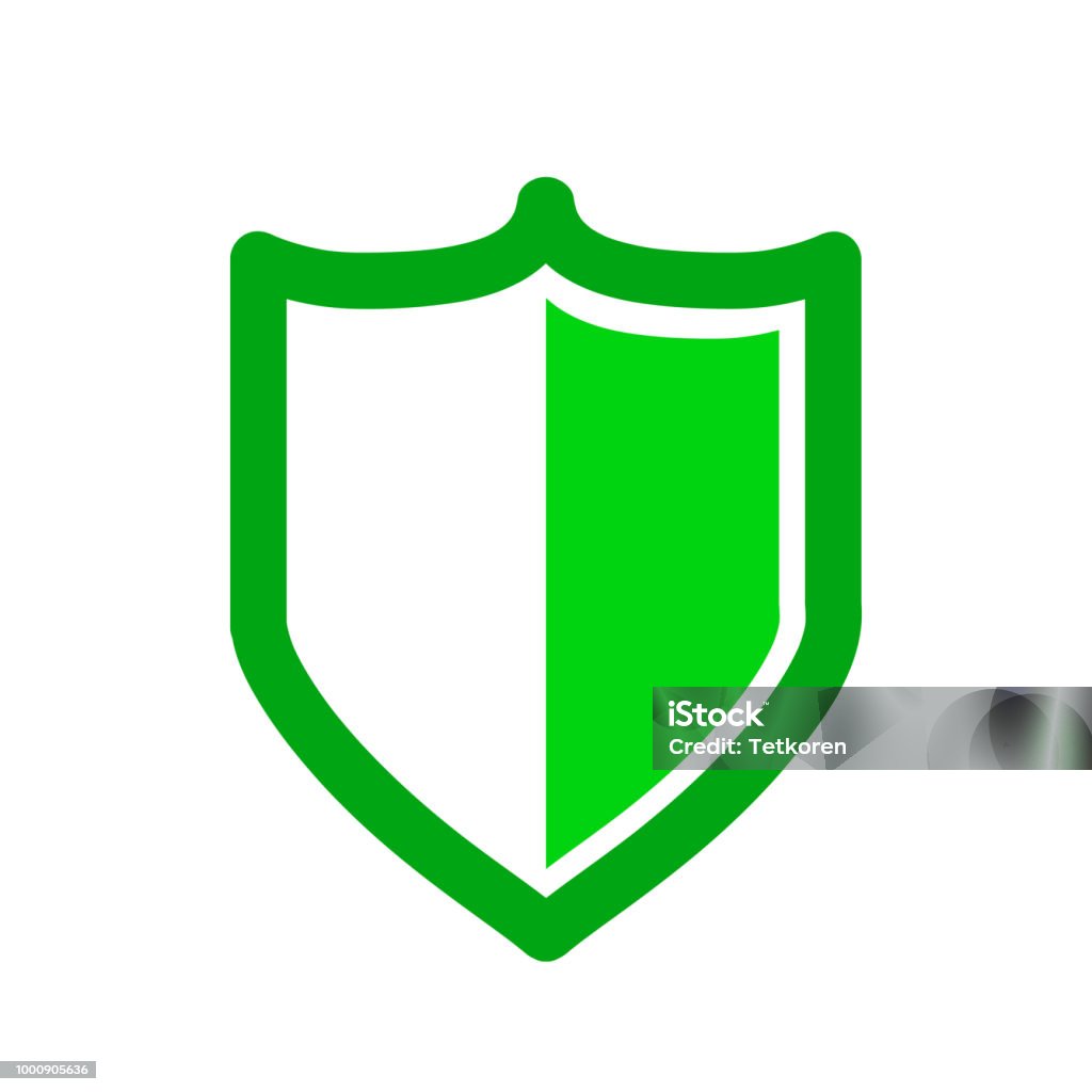 Vetores De Ícone De Escudo Verde Do Vetor Ícone De Vetor De Segurança