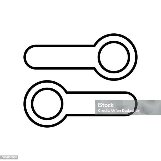 Tanda Vektor Ikon Switch Dan Simbol Terisolasi Pada Latar Belakang