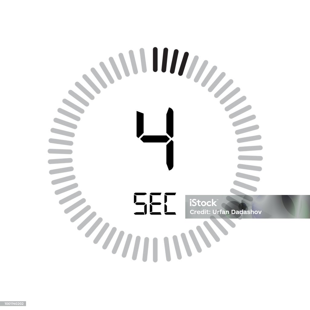 The 4 Seconds Icon Digital Timer Clock And Watch Timer Countdown Symbol ... The 4 Seconds Icon Digital Timer Clock And Watch Timer Countdown Symbol ...