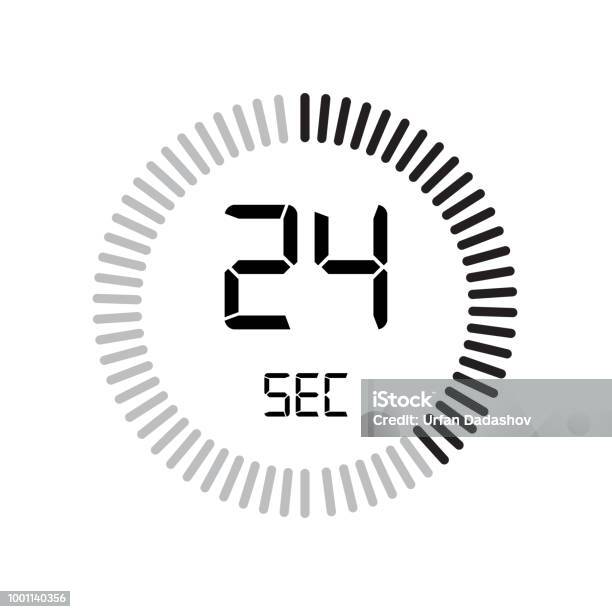 The 24 Seconds Icon Digital Timer Clock And Watch Timer Countdown ... The 24 Seconds Icon Digital Timer Clock And Watch Timer Countdown ...