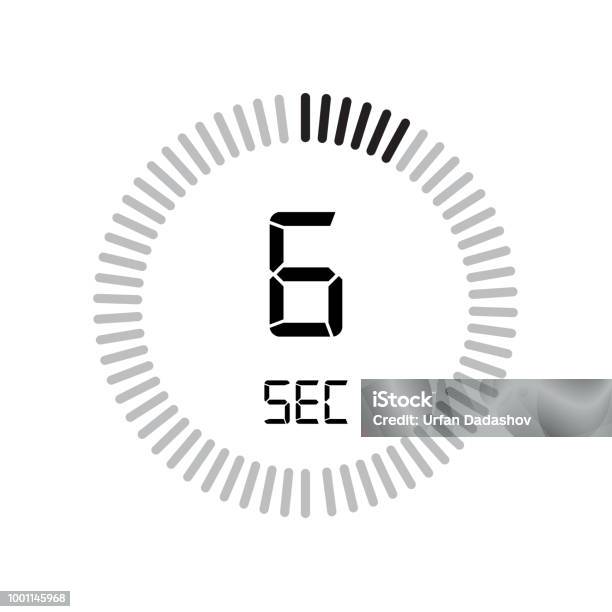The 6 Seconds Icon Digital Timer Clock And Watch Timer Countdown Symbol ... The 6 Seconds Icon Digital Timer Clock And Watch Timer Countdown Symbol ...