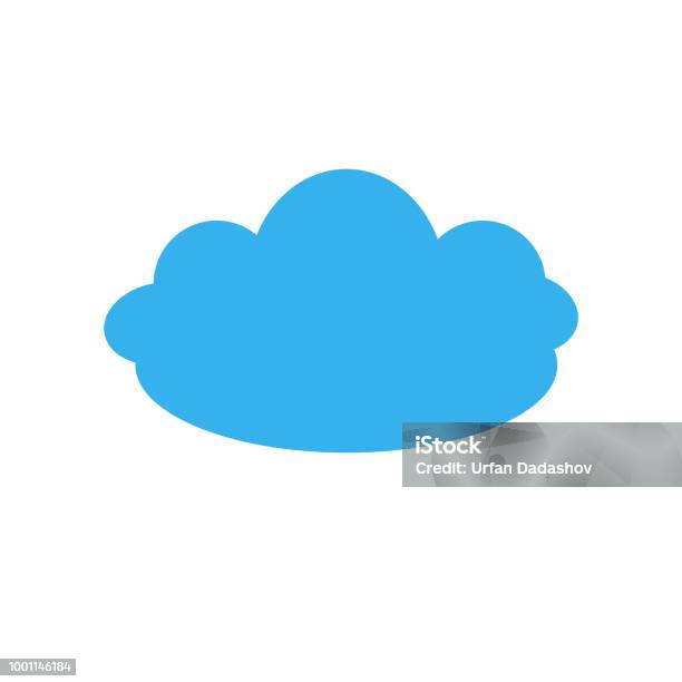 Cloudes Icône Vector Signe Et Le Symbole Isolé Sur Fond Blanc Notion De