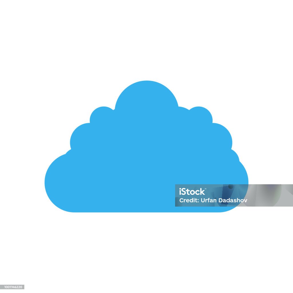 Cloudes Icône Vector Signe Et Le Symbole Isolé Sur Fond Blanc Notion De