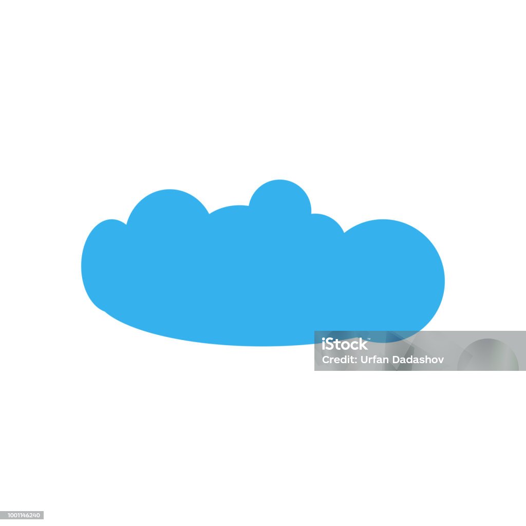 Cloudes Icône Vector Signe Et Le Symbole Isolé Sur Fond Blanc Notion De