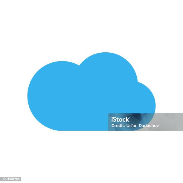 Cloudes Icône Vector Signe Et Le Symbole Isolé Sur Fond Blanc Notion De