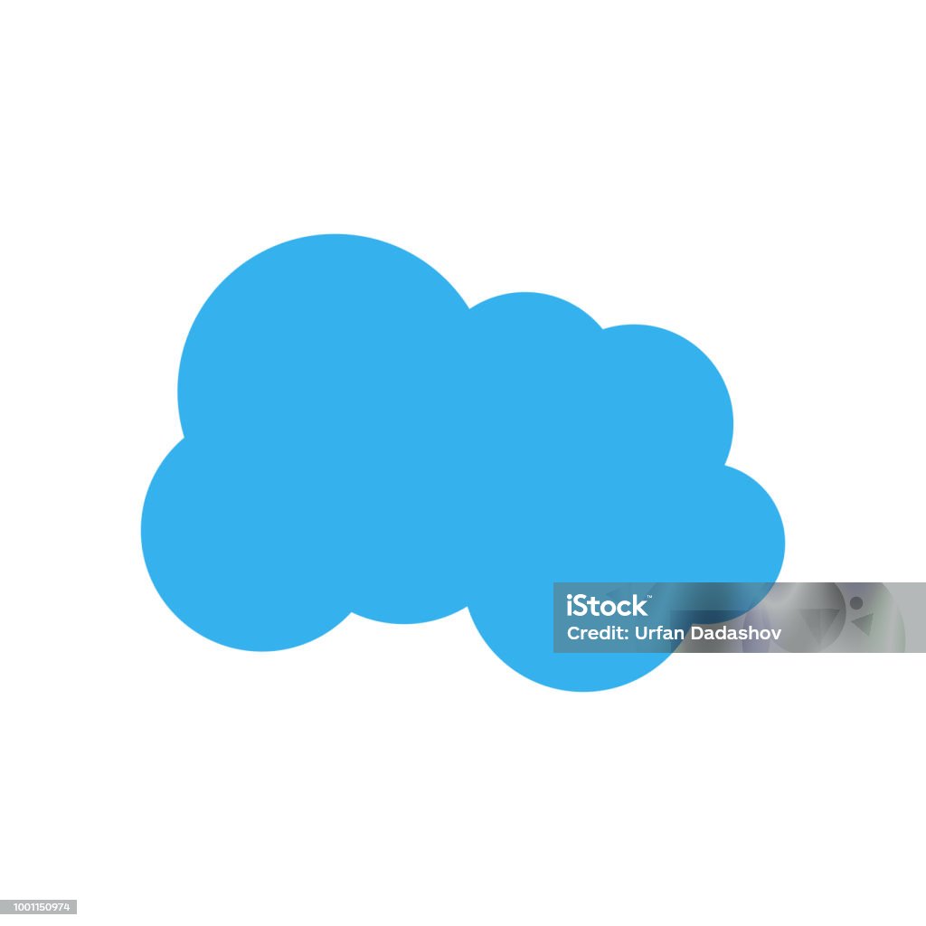 Cloudes Icône Vector Signe Et Le Symbole Isolé Sur Fond Blanc Notion De