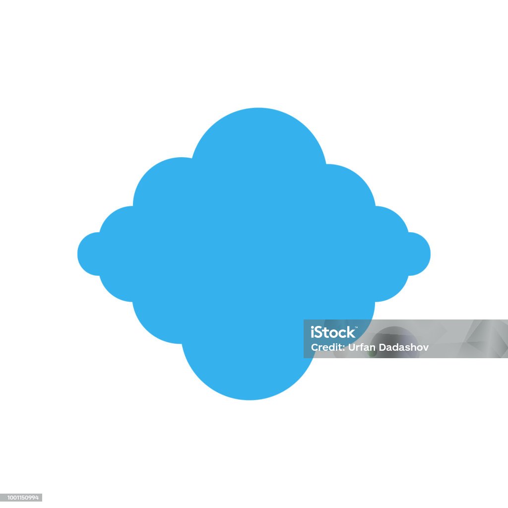 Cloudes Icône Vector Signe Et Le Symbole Isolé Sur Fond Blanc Notion De