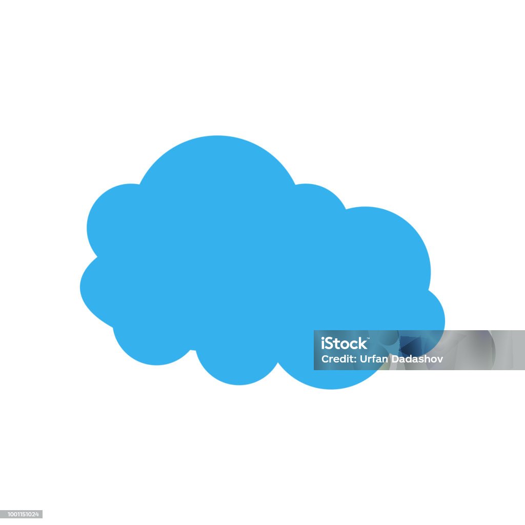 Cloudes Icône Vector Signe Et Le Symbole Isolé Sur Fond Blanc Notion De