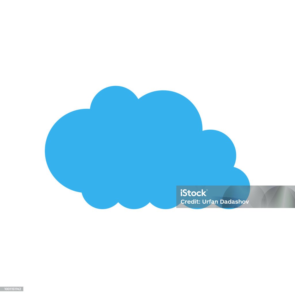 Cloudes Icône Vector Signe Et Le Symbole Isolé Sur Fond Blanc Notion De