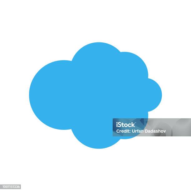 Cloudes Icône Vector Signe Et Le Symbole Isolé Sur Fond Blanc Notion De