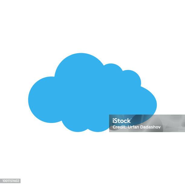 Cloudes Icône Vector Signe Et Le Symbole Isolé Sur Fond Blanc Notion De