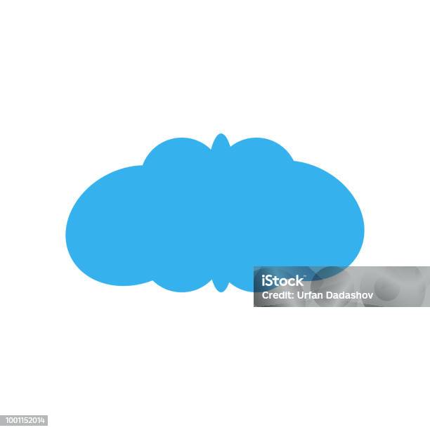 Cloudes Icône Vector Signe Et Le Symbole Isolé Sur Fond Blanc Notion De