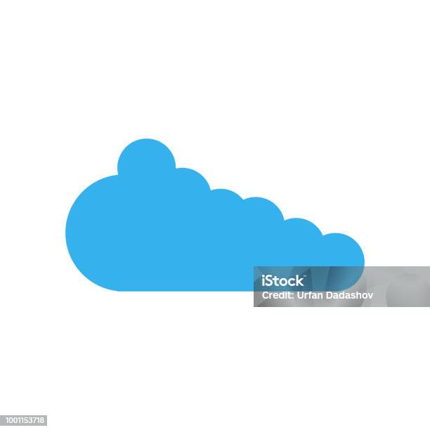 Cloudes Icône Vector Signe Et Le Symbole Isolé Sur Fond Blanc Notion De