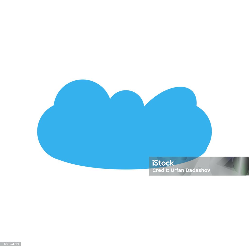 Cloudes Icône Vector Signe Et Le Symbole Isolé Sur Fond Blanc Notion De