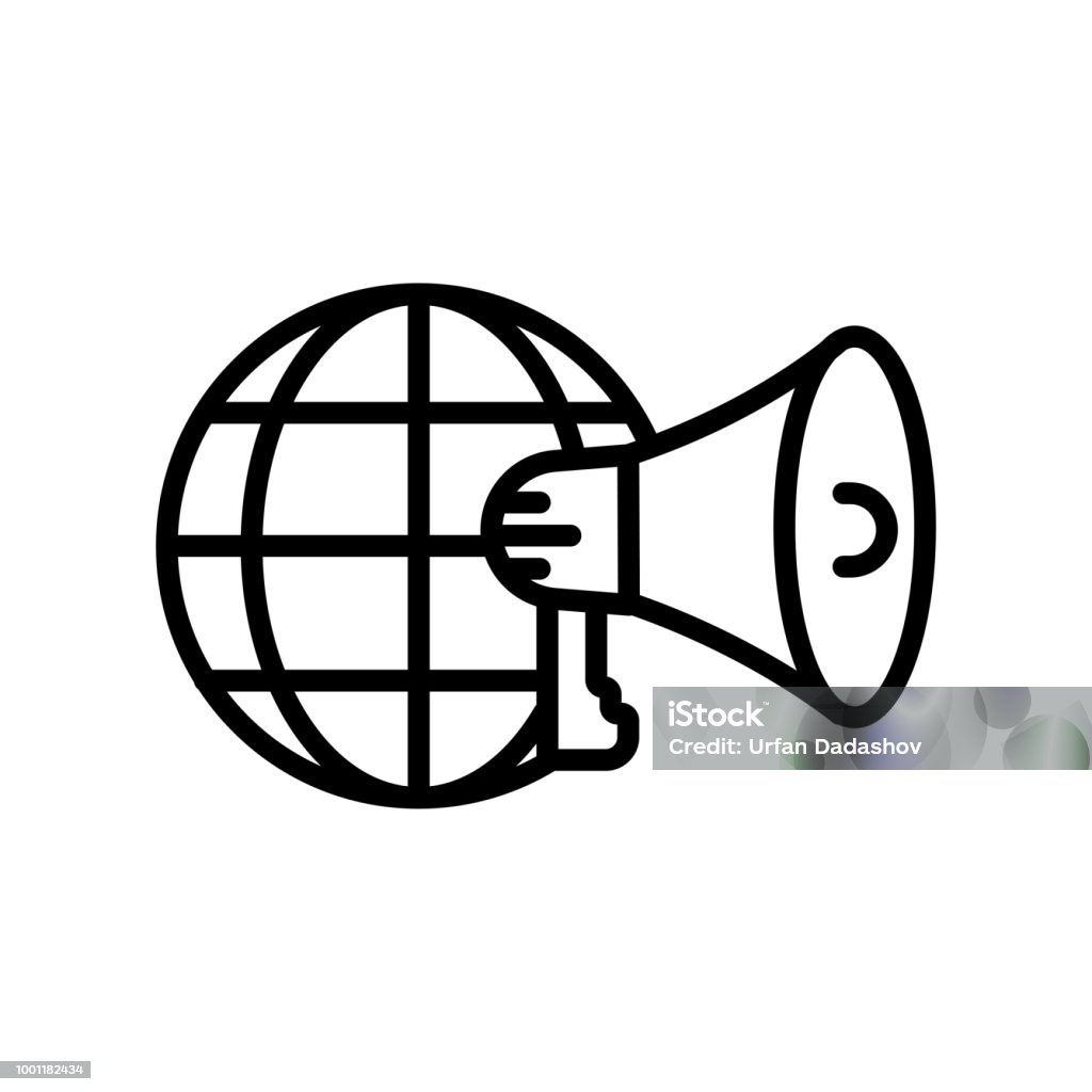 Megaphone Icon Vector Sign And Symbol Isolated On White Background