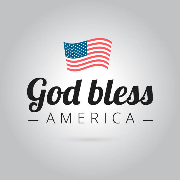 190 God Bless America Stock Illustrations Royalty Free Vector