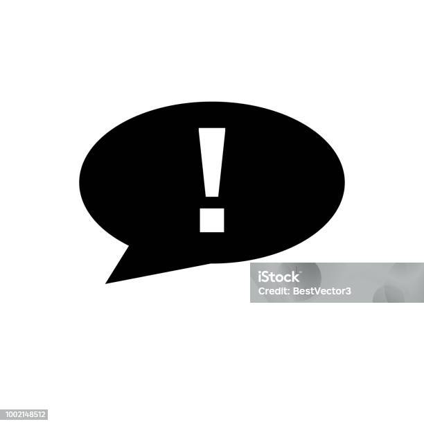 Dexclamation Icône Vector Signe Et Le Symbole Isolé Sur Fond Blanc