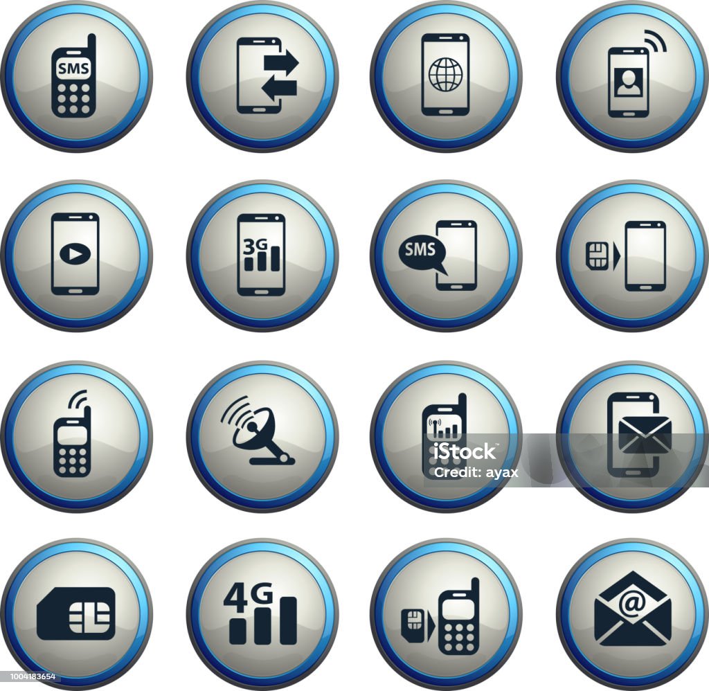 Mobile Connection Icon Set Stock Illustration - Download Image Now ... Mobile Connection Icon Set Stock Illustration - Download Image Now ...