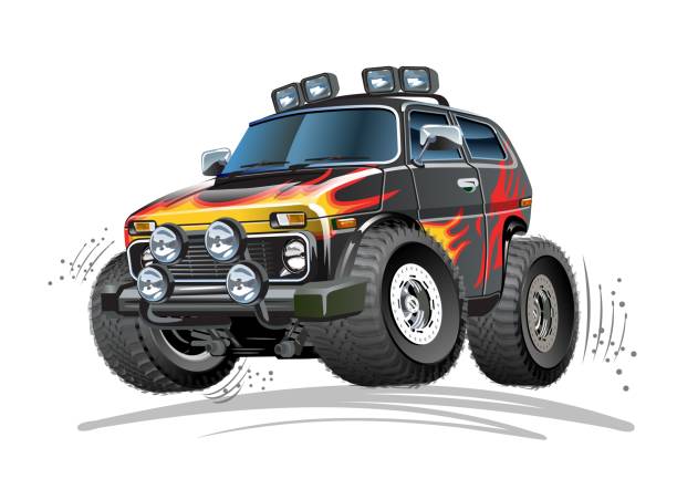 Dirt Race Car Vector