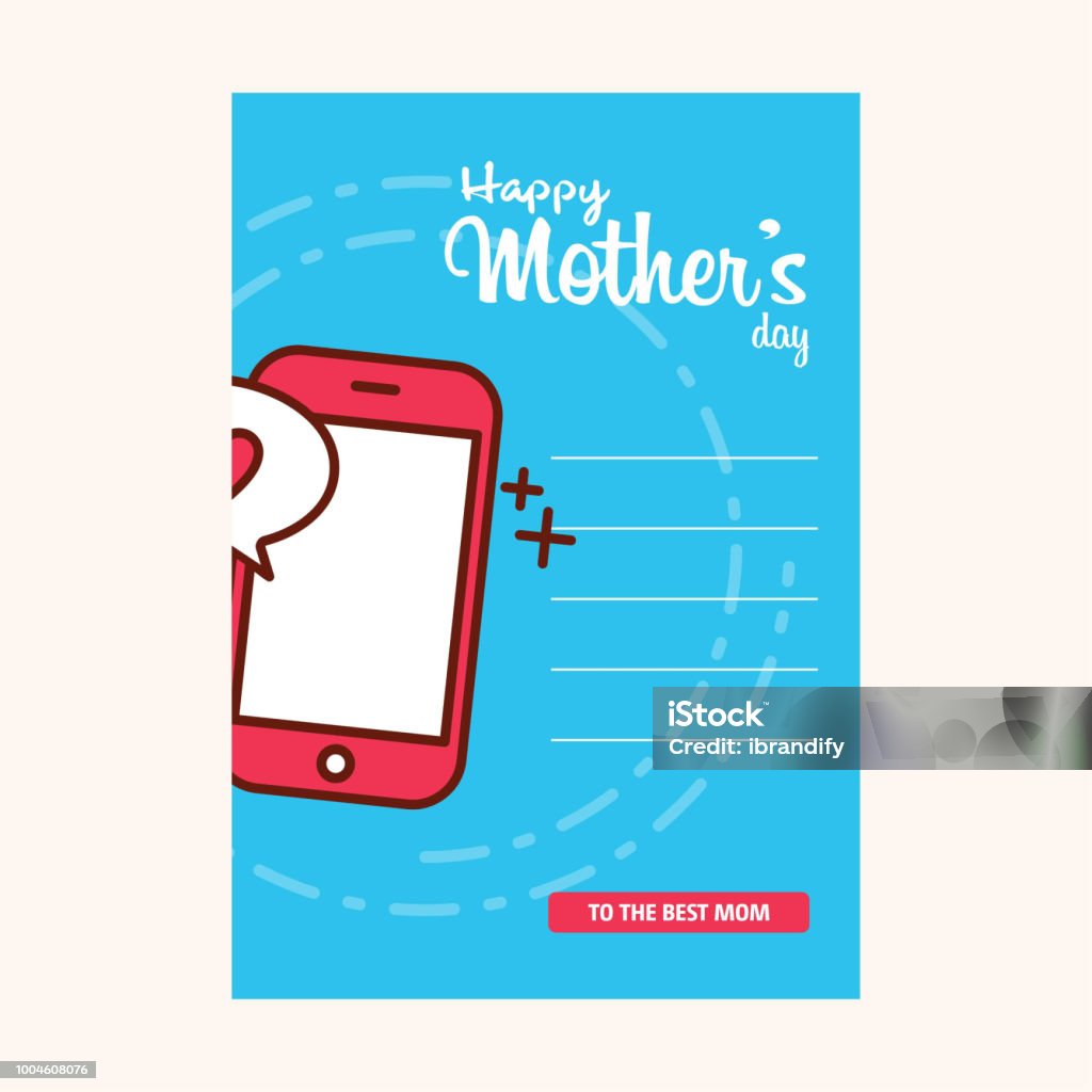 Happy Mothers Day Text As Celebration Badge Tag Icon Text Card