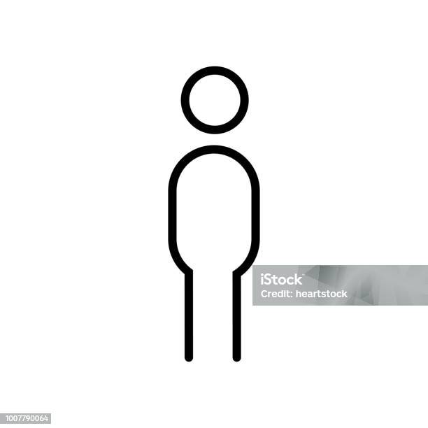 Lhomme Vector Icône Illustration De Lélément Simple Projet De Symbole