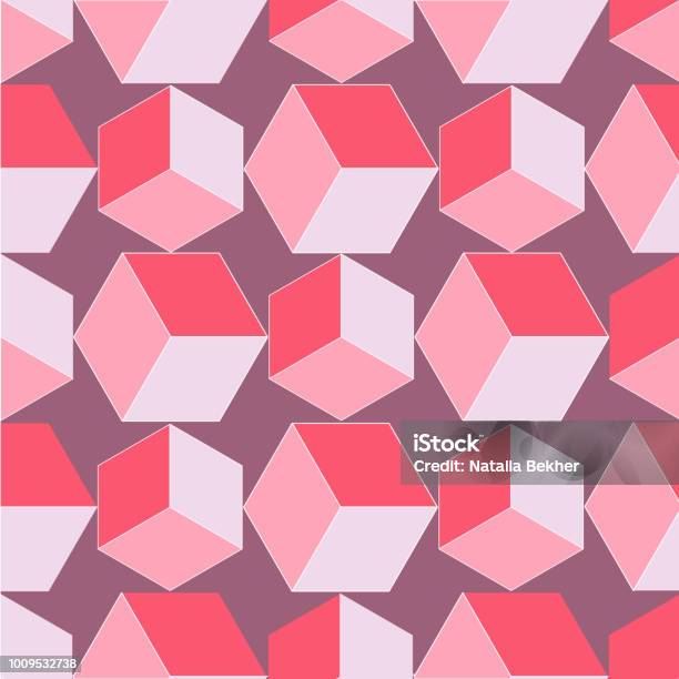 Cubes Background Rotate Cubes Seamless Cube Background Texture Colored