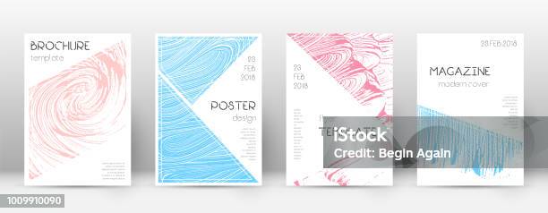 Templat Desain Halaman Sampul Tata Letak Brosur Segitiga Halaman Sampul