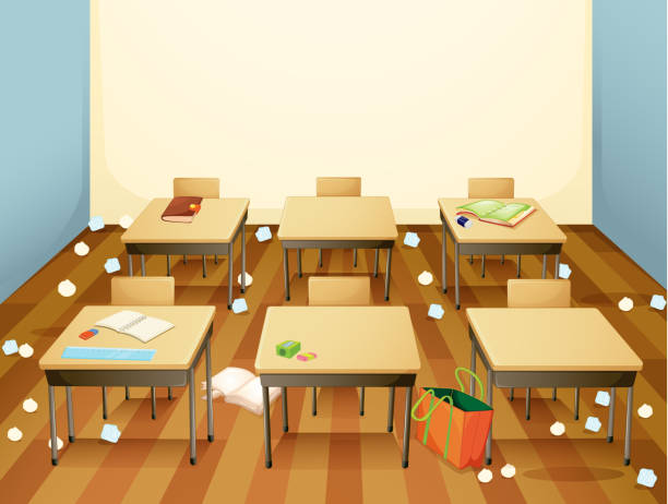 380 Untidy Classroom Stock Illustrations Royalty Free Vector Graphics
