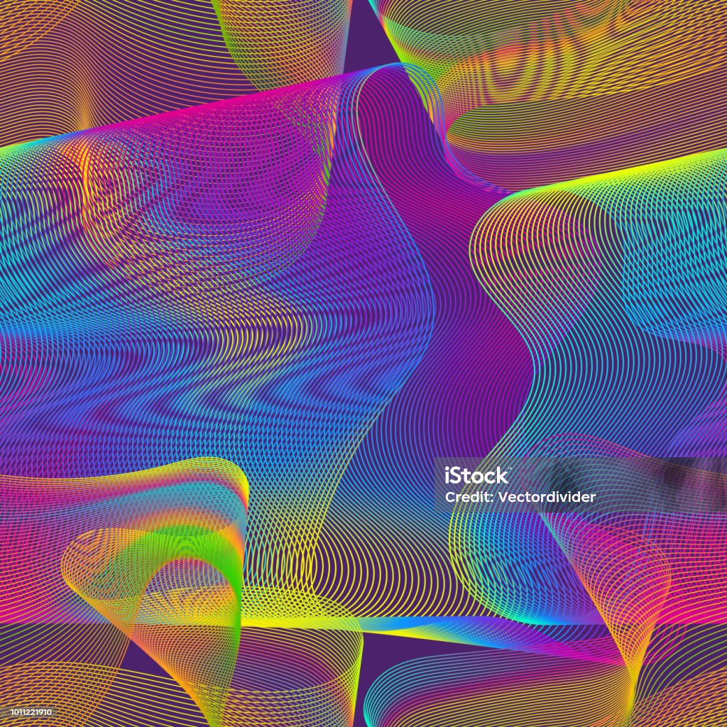 Urban Seamless Pattern Of Vibrant Chaotic Lines Stock Illustration ... Urban Seamless Pattern Of Vibrant Chaotic Lines Stock Illustration ...