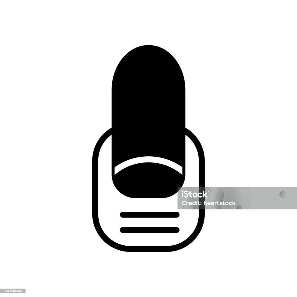 Manucure Vecteur Icône Illustration De Lélément Simple Manucure Design