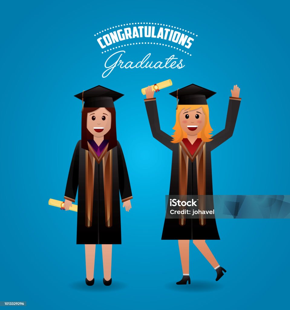 Congratulations Graduation Card Stock Illustration Download Image Now
