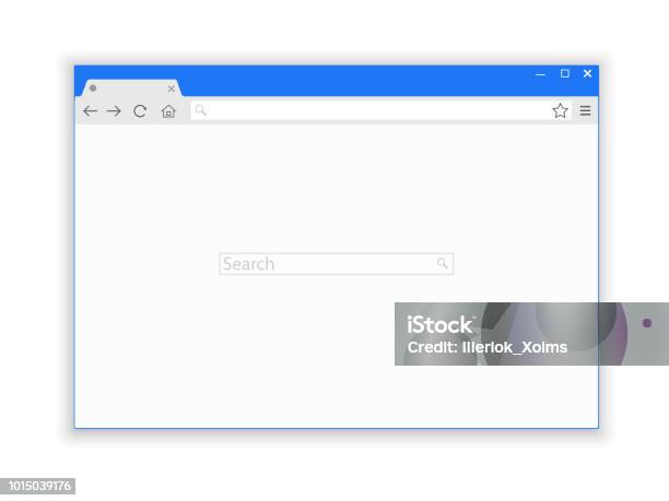 Jendela Browser Browser Web Dalam Gaya Datar Browser Internet Konsep