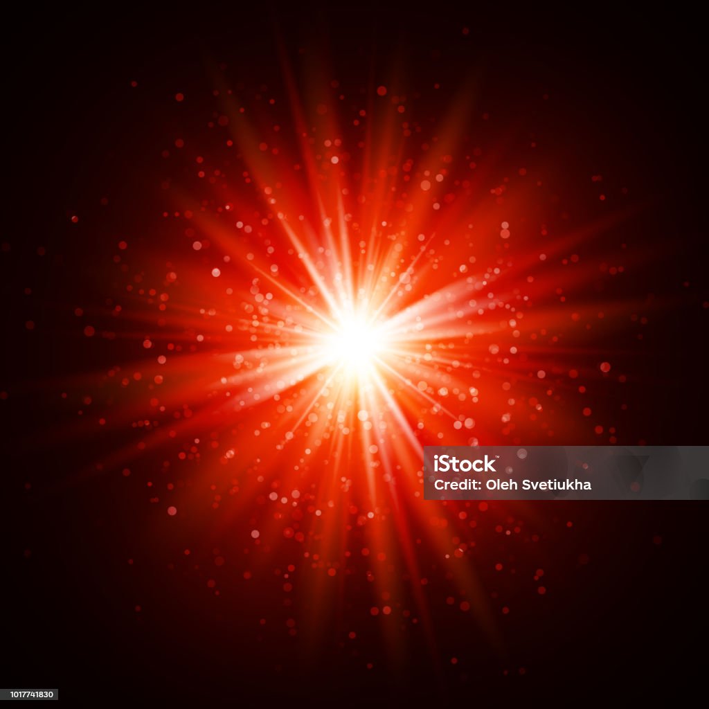 Vetores De Explosão De Estrelas Com Brilhos Efeito De Luz Textura De