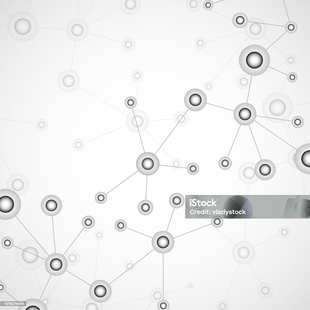 Abstract Molecule Background Stock Illustration Download Image Now