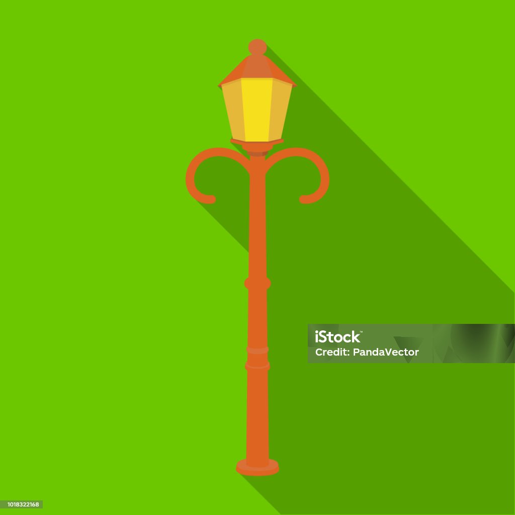 Ilustración de Luces De Calle De Estilo Retro Solo Icono Farola De ... Ilustración de Luces De Calle De Estilo Retro Solo Icono Farola De ...