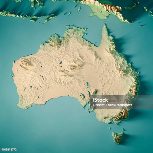 Australia 3d Render Topographic Map Color Stock Photo - Download Image ... Australia 3d Render Topographic Map Color Stock Photo - Download Image ...