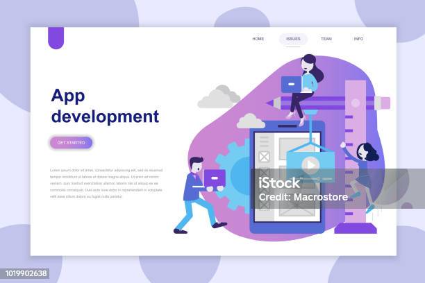 Konsep Desain Datar Modern Pengembangan Aplikasi Untuk Situs Web Dan
