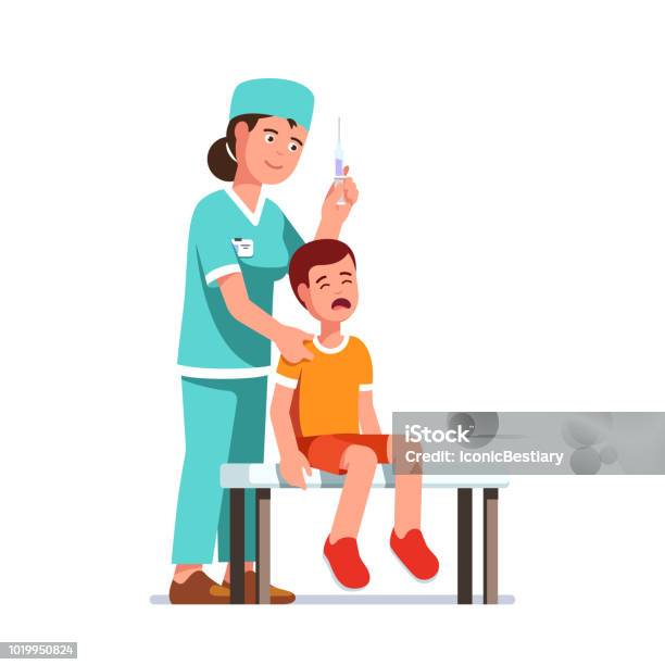 Dokter Dokter Pediatrik Wanita Memegang Jarum Suntik Bersiap Untuk ... Dokter Dokter Pediatrik Wanita Memegang Jarum Suntik Bersiap Untuk ...