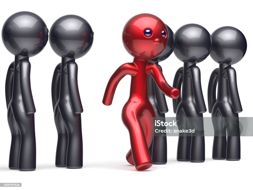 Unusual Different Unique People Character Stand Out From Crowd Stock ... Unusual Different Unique People Character Stand Out From Crowd Stock ...