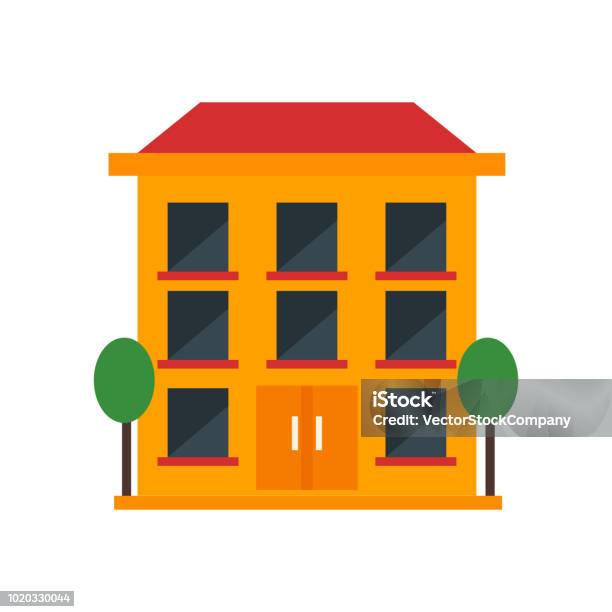 Appartement Icône Vector Signe Et Le Symbole Isolé Sur Fond Blanc