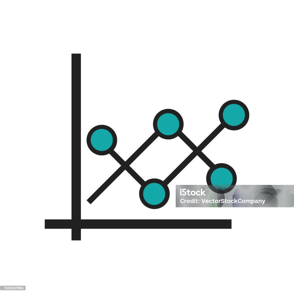 Linie Diagramm Symbol Vektor Zeichen Und Symbol Isoliert Auf Weißem ... Linie Diagramm Symbol Vektor Zeichen Und Symbol Isoliert Auf Weißem ...