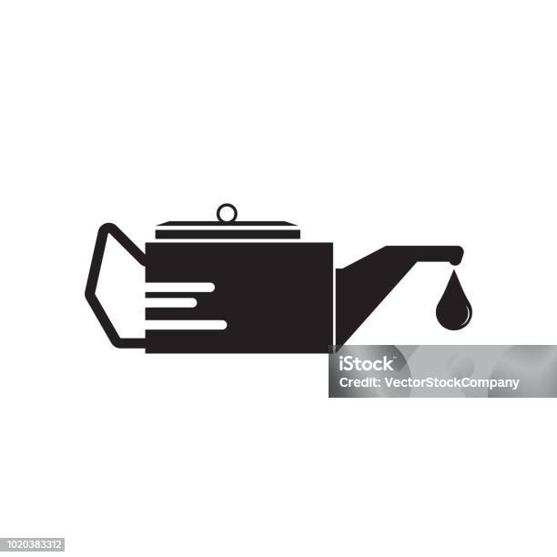 Huile Icône Vector Signe Et Le Symbole Isolé Sur Fond Blanc Concept