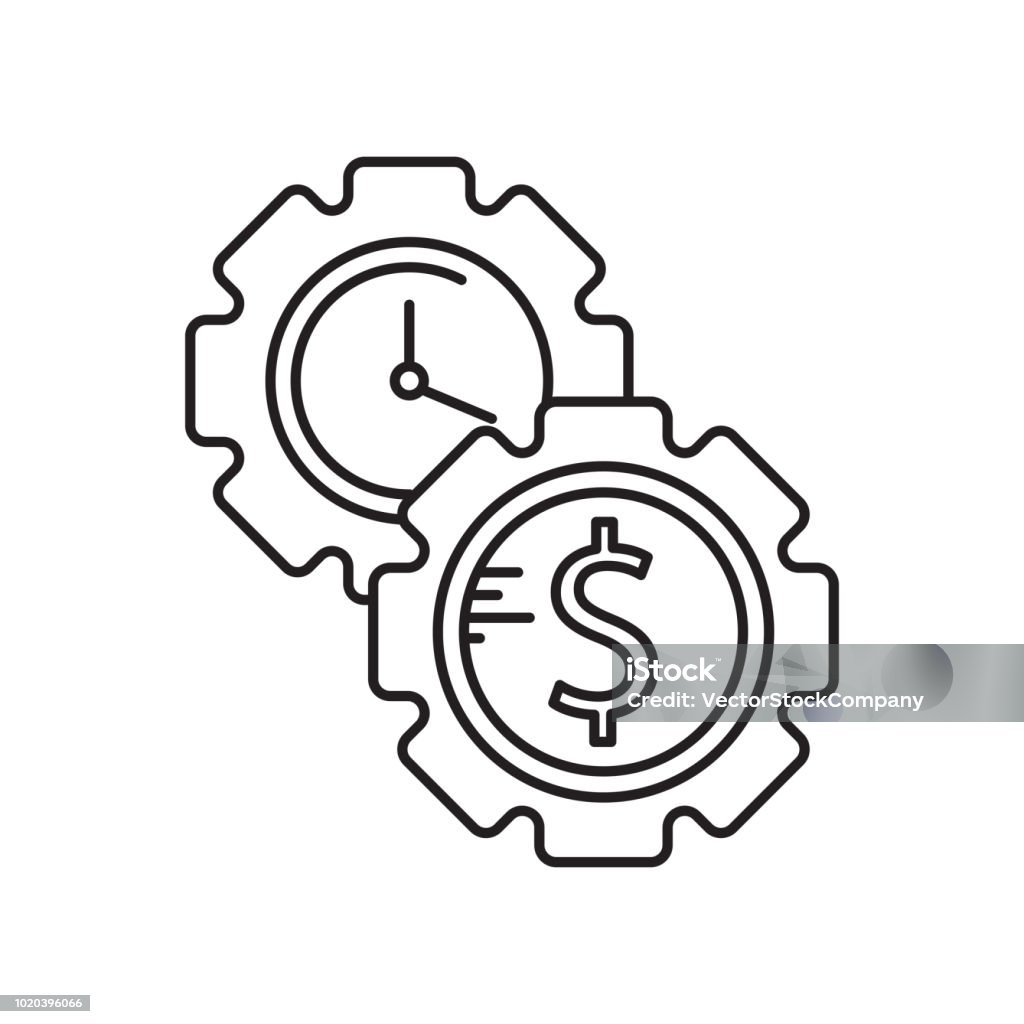 Salaire Icône Vector Signe Et Le Symbole Isolé Sur Fond Blanc La Notion