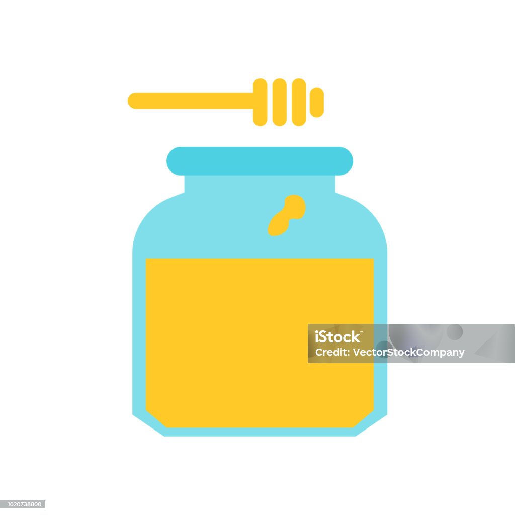 Miel Icône Vector Signe Et Le Symbole Isolé Sur Fond Blanc Notion De