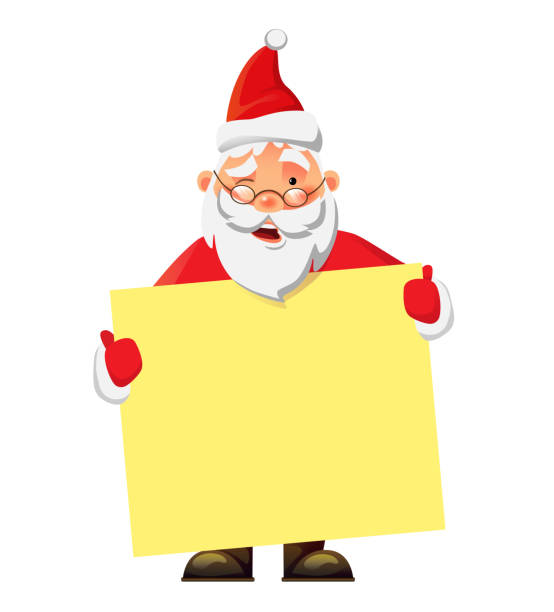 Winking Santa Clipart Pixel
