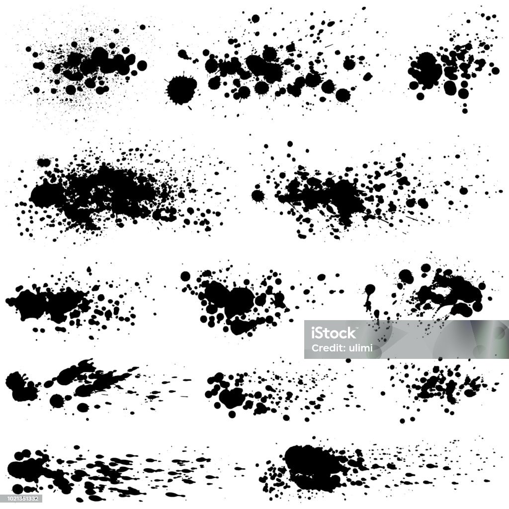 Percikan Tinta Ilustrasi Stok Unduh Gambar Sekarang Berceceran