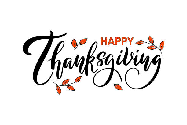 1 300 Happy Thanksgiving Words Stock Illustrations Royalty Free