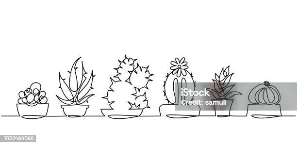 Ilustrații De Stoc Cu Desen Continuu Linie De Vector Set De Drăguț