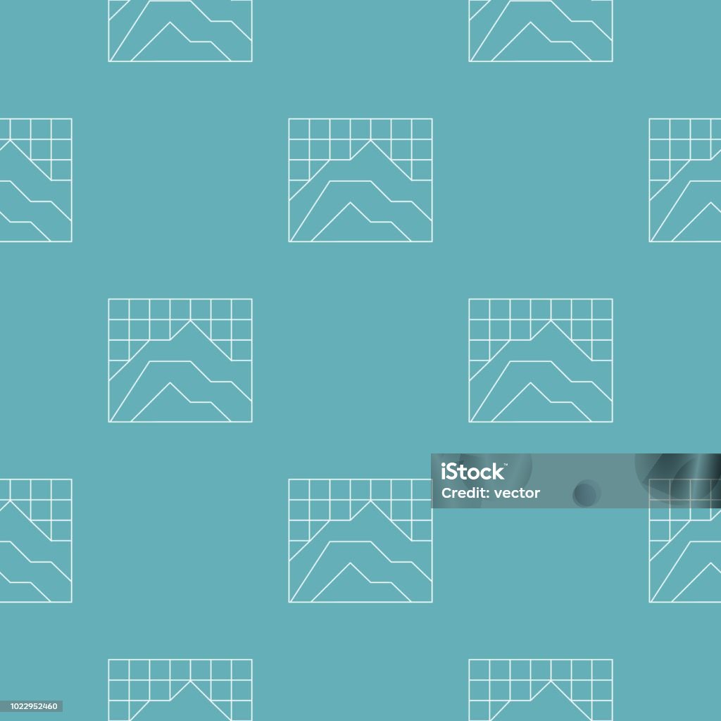 Graph Pattern Vector Seamless Stock Illustration Download Image Now